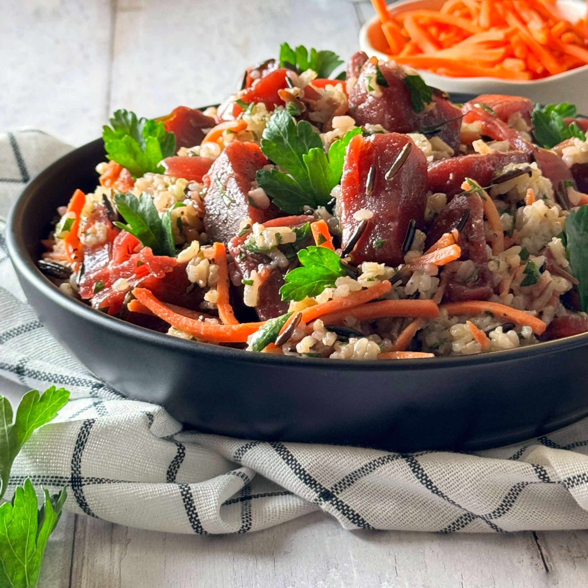 Wild Rice Salad with Balsamic Beets and Dijon Vinaigrette - Paisley ...